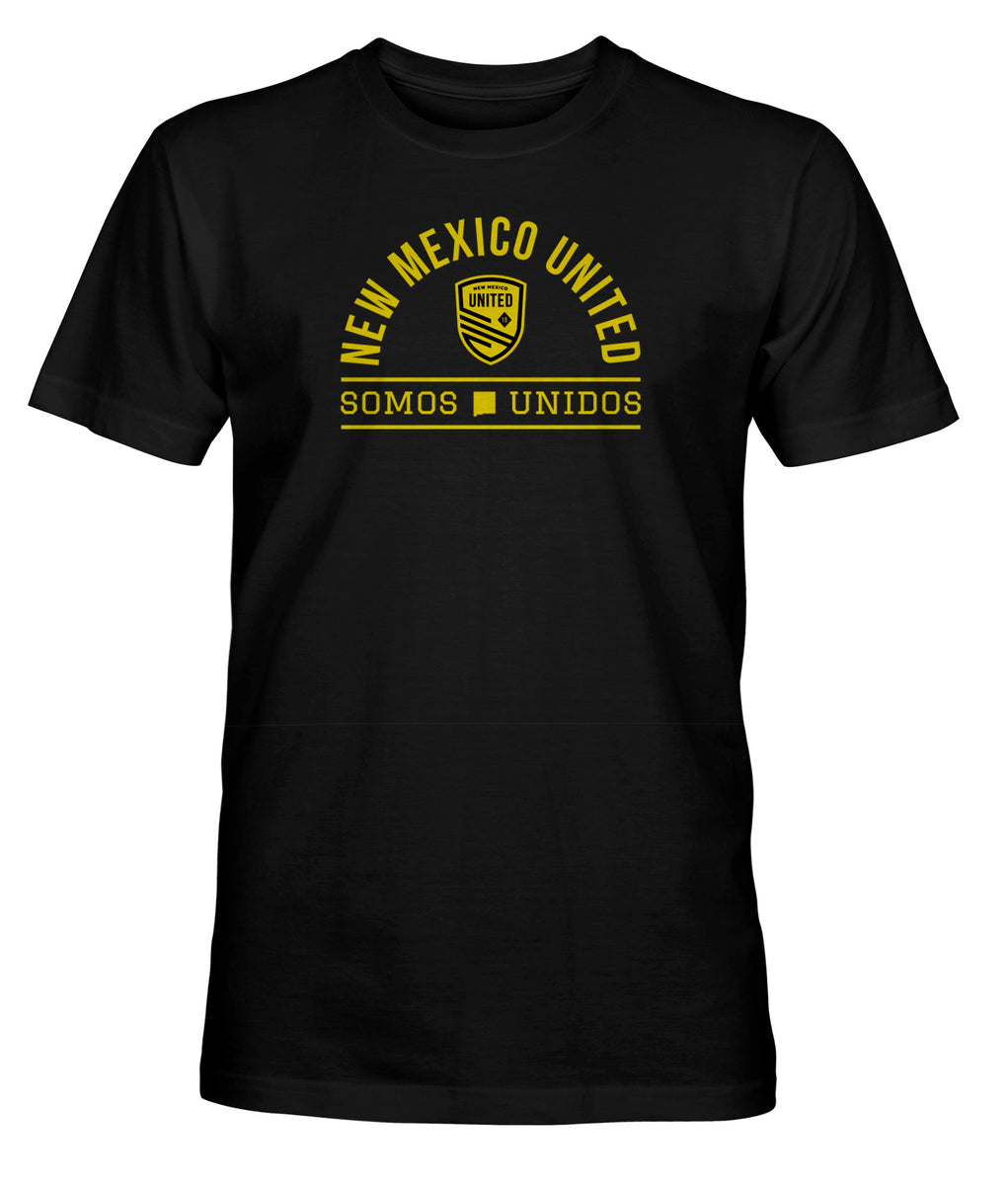 New Mexico United Team Arch Cotton T-Shirt - Black – 1863 Football Classics