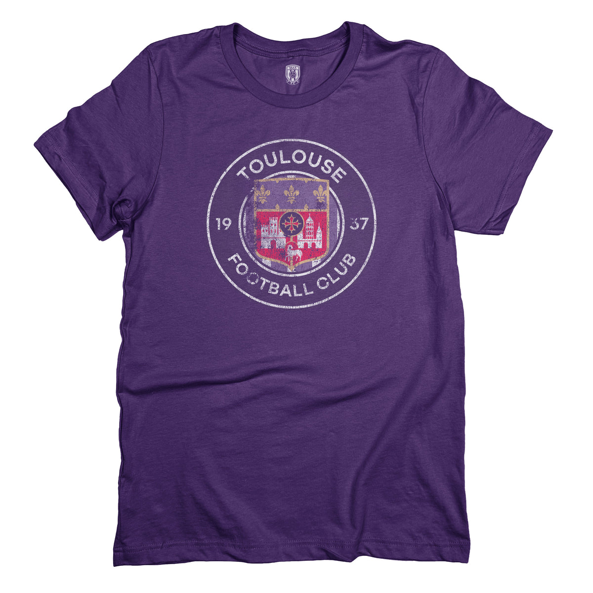 Toulouse FC Color Badge Twisted Triblend Slub T-Shirt - Purple – 1863 ...