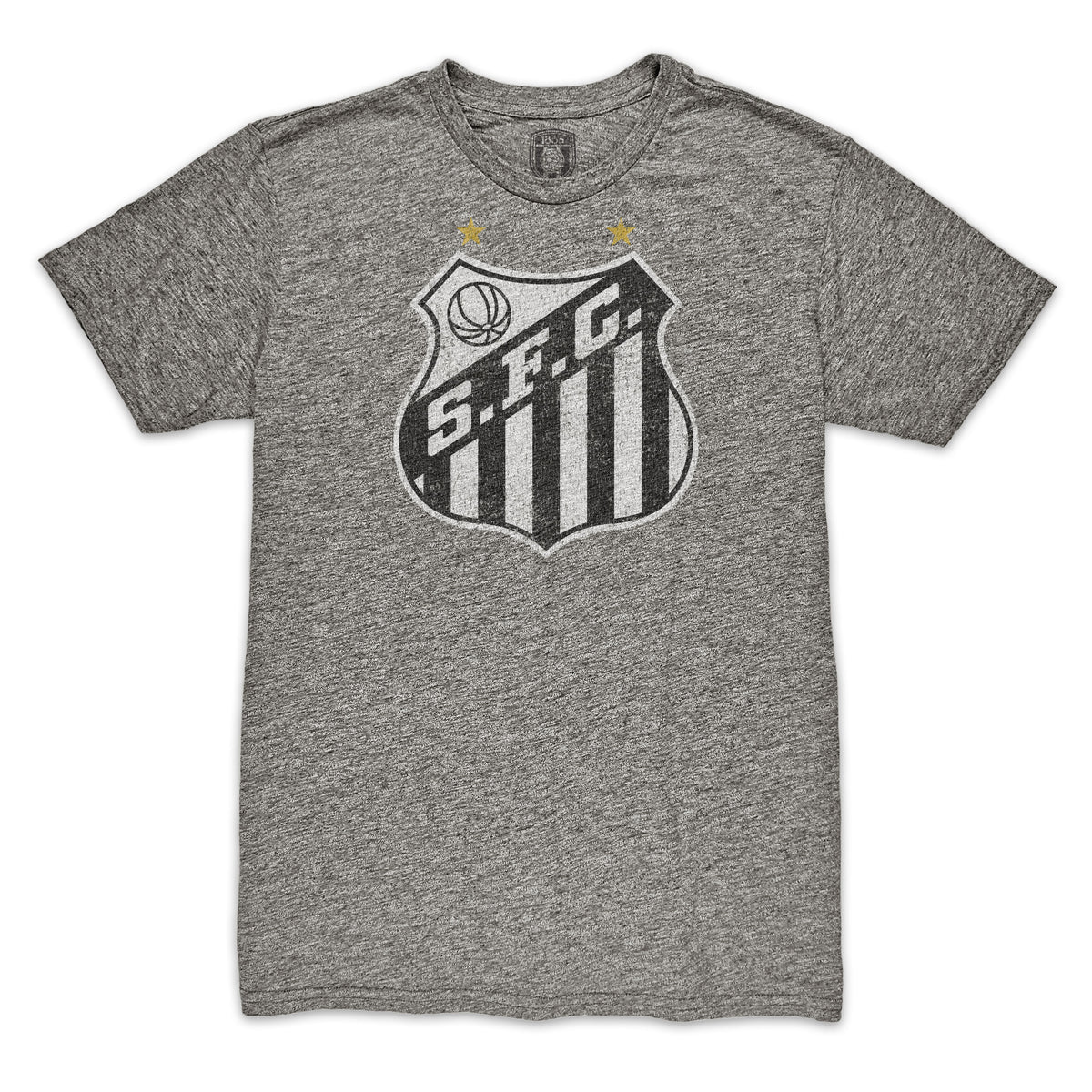 Santos FC Color Badge Vintage Twisted Triblend Slub Tee - Grey – 1863 ...