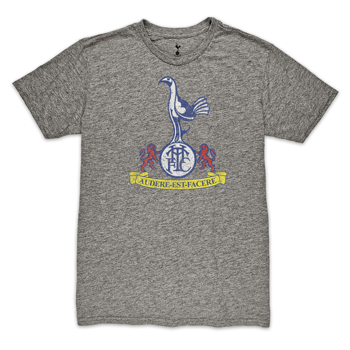 Tottenham Hotspur Retro Badge Twisted Triblend Slub Tee - Grey – 1863 ...