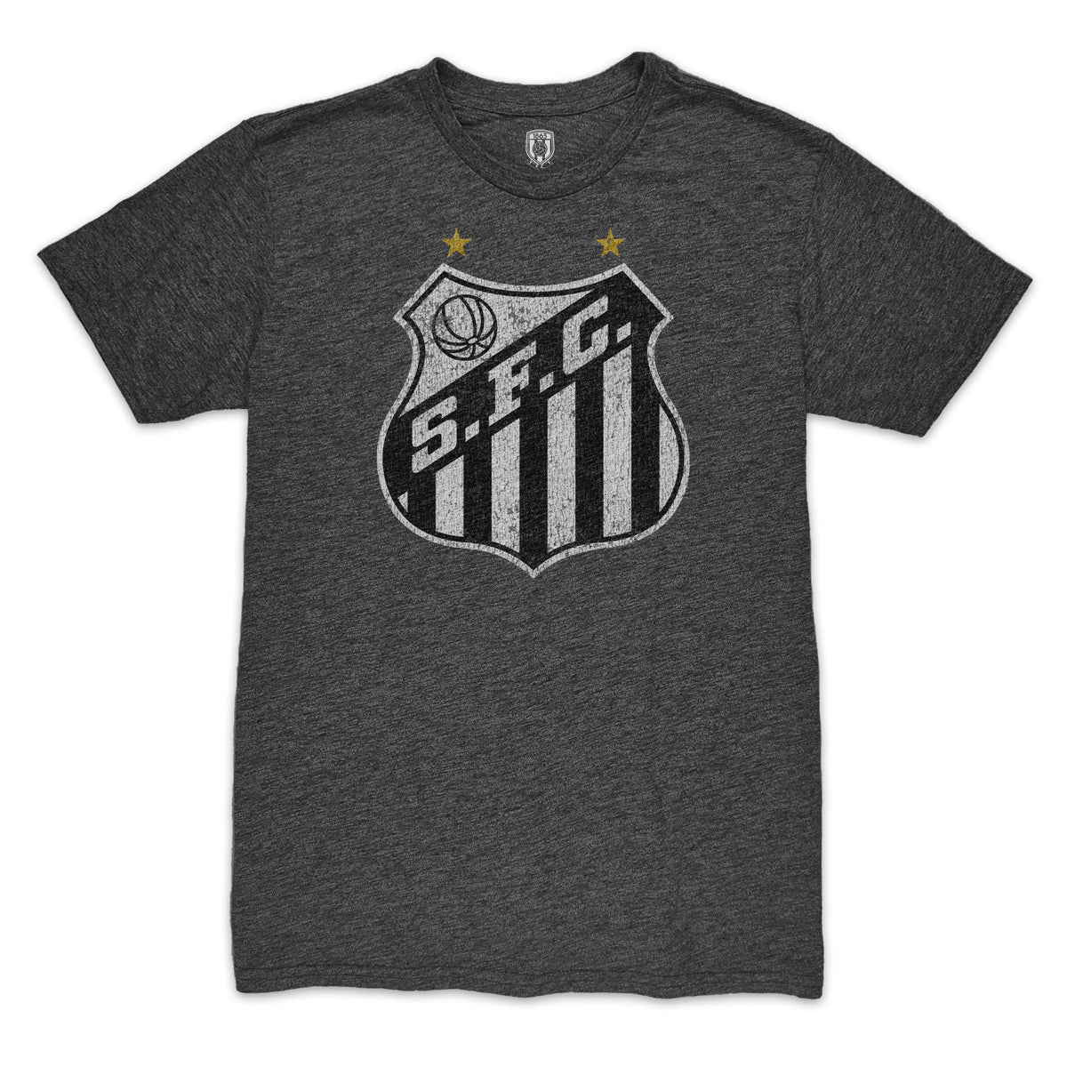 Santos FC Color Badge Vintage Twisted Triblend Slub Tee - Black – 1863 ...