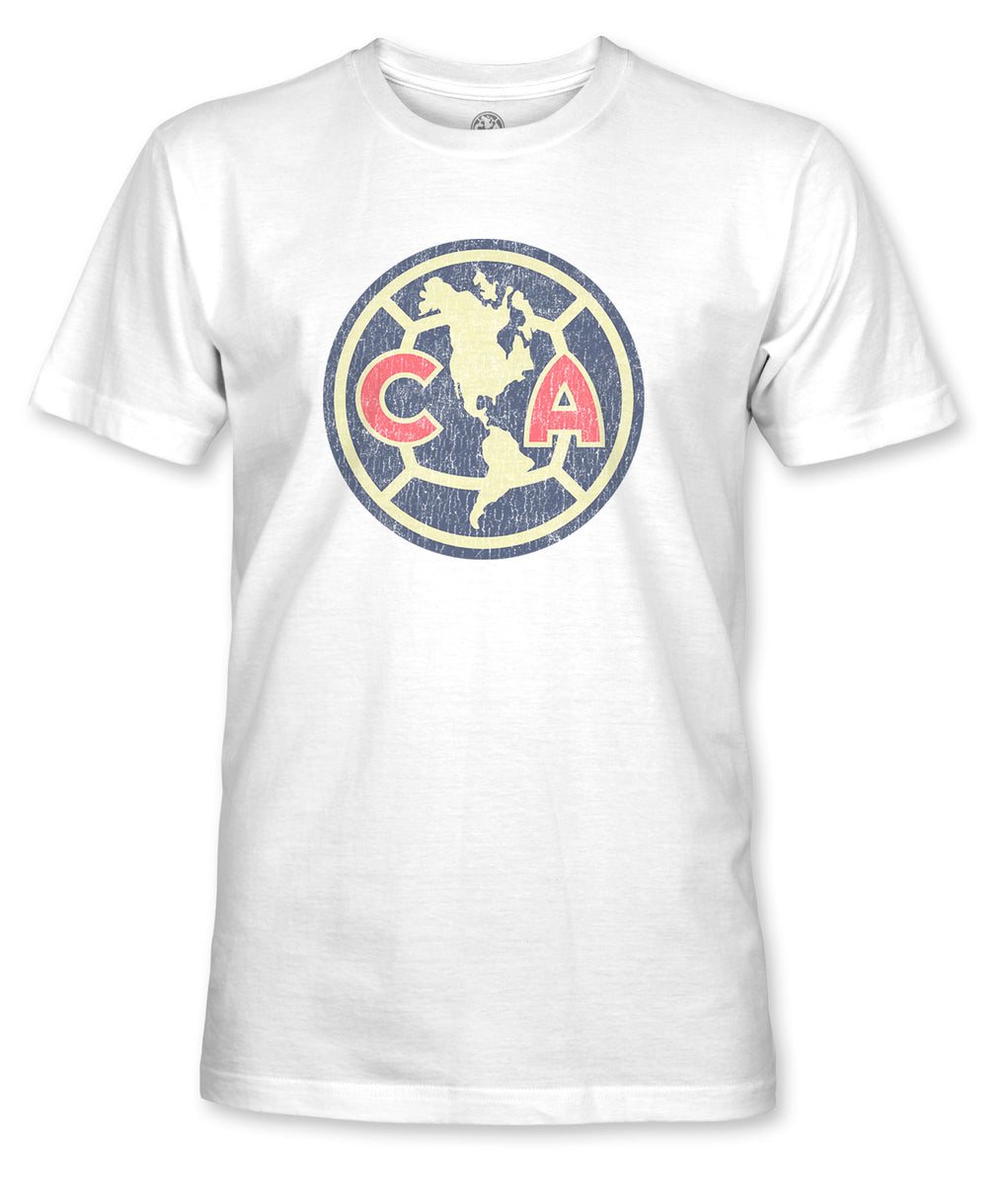 Club América Color Badge Cotton T-Shirt - White – 1863 Football Classics