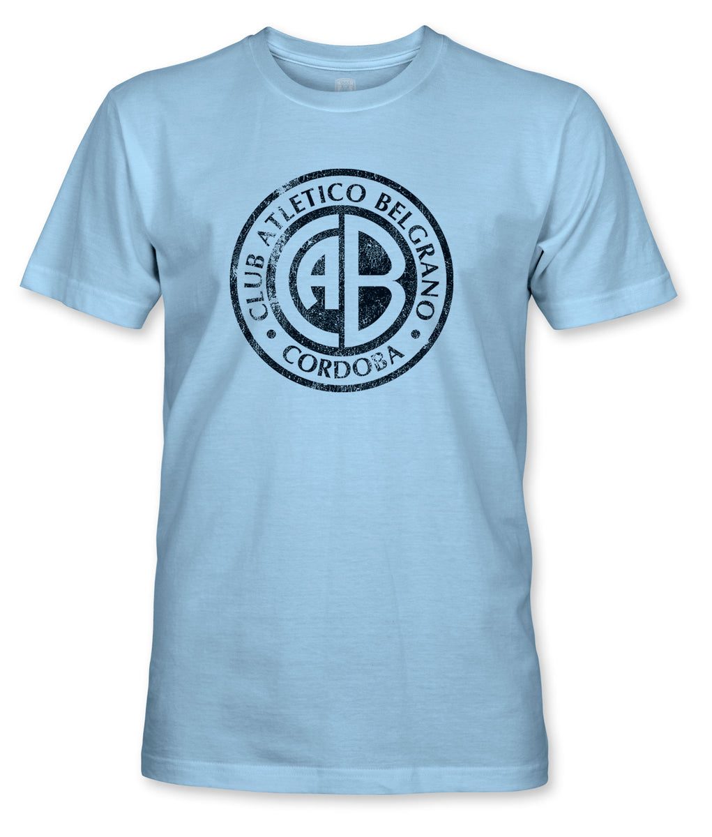 Club Atlético Belgrano Mono Badge Cotton T-Shirt - Sky Blue – 1863 ...