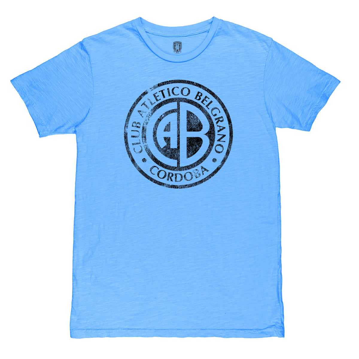Club Atlético Belgrano Mono Badge Cotton Slub T-Shirt - Sky Blue – 1863 ...