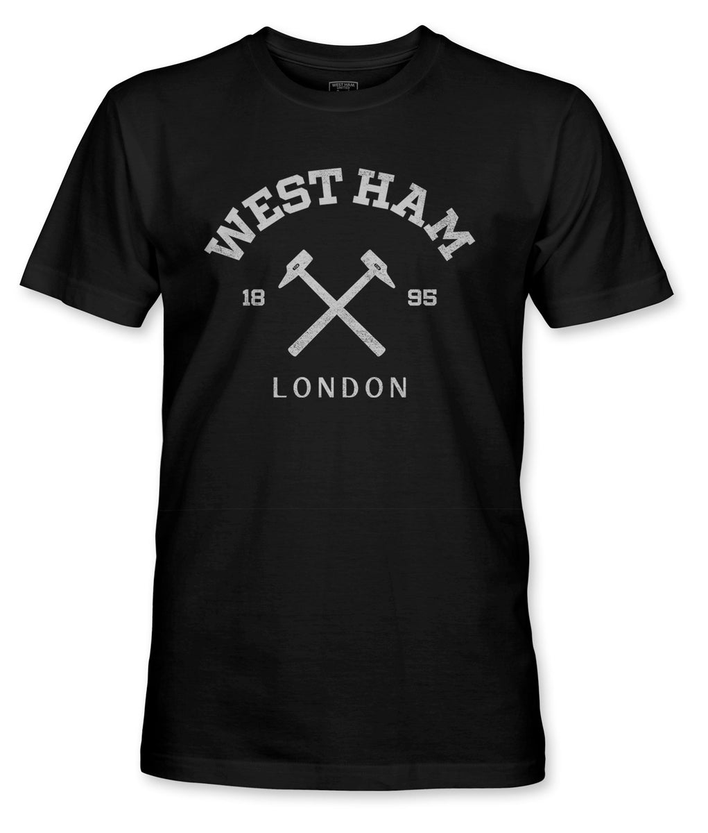 West Ham United Established Location Cotton T-Shirt - Black – 1863 ...