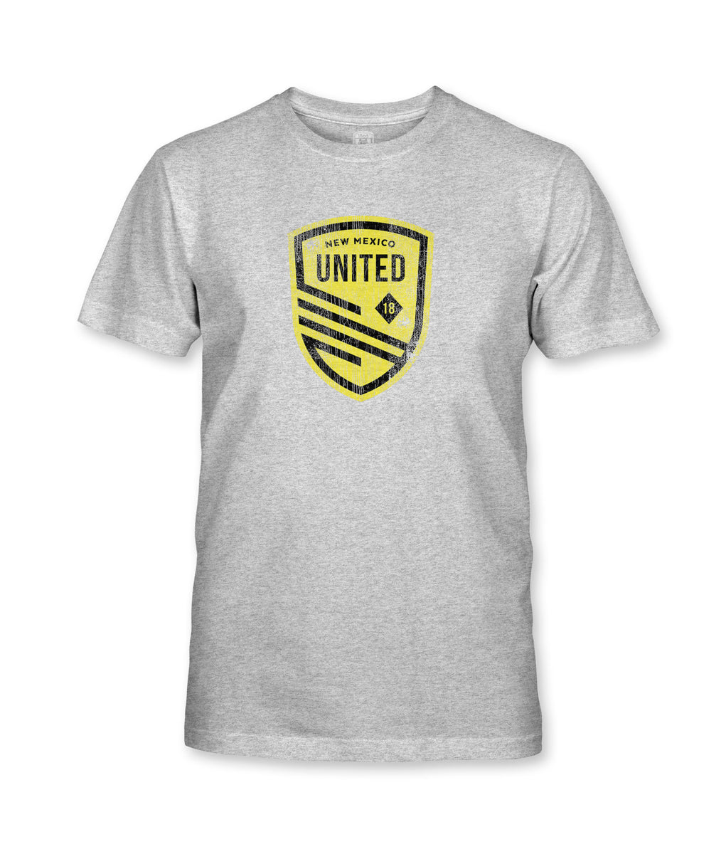 New Mexico United Youth Color Badge Cotton T-Shirt - Grey – 1863 ...