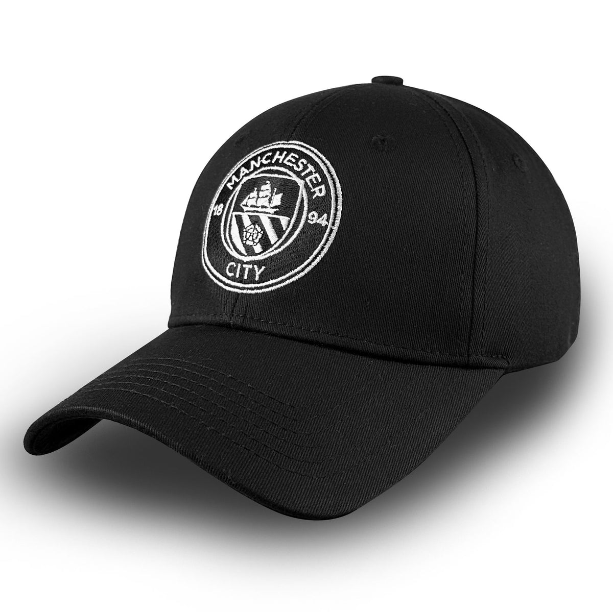 Manchester City Mono Badge Structured Hat - Black – 1863 Football Classics