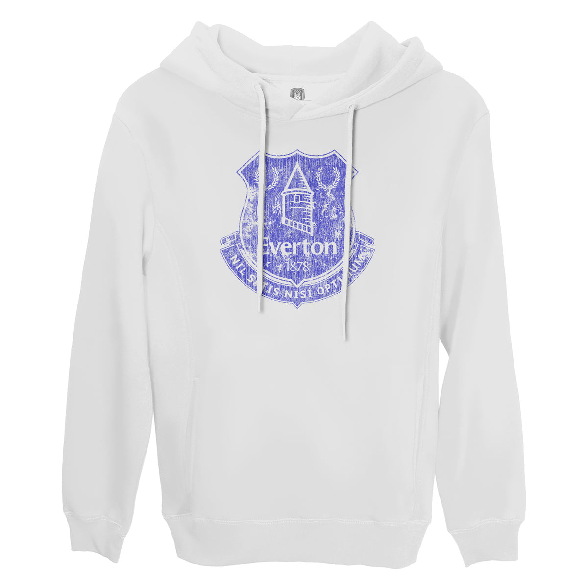 Everton FC Color Badge Fleece Pullover Hoodie - White – 1863 Football ...