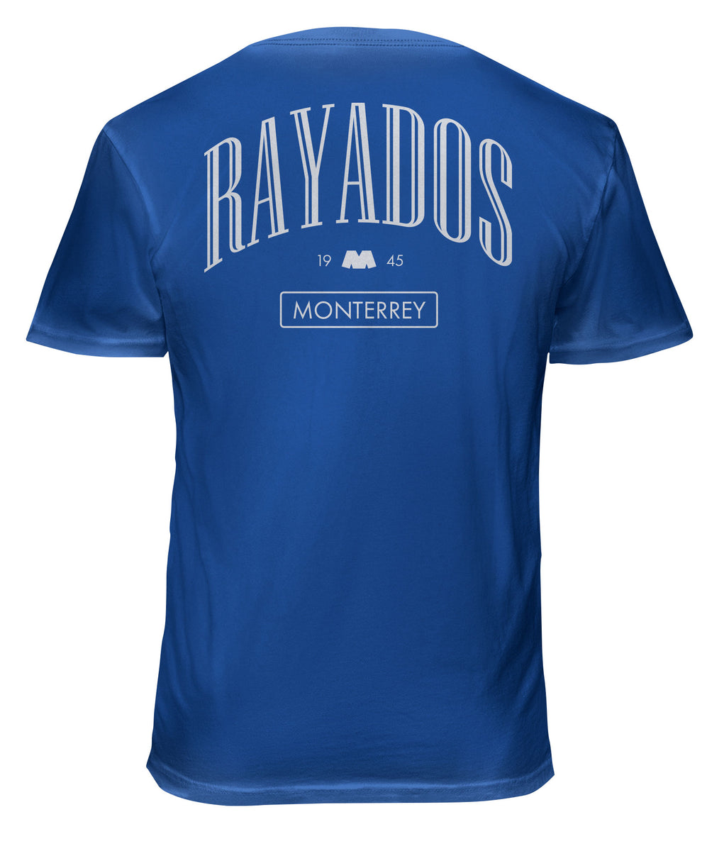 CF Monterrey Back Wordmark Soft Wash Cotton Tee - Royal Blue – 1863 Football Classics