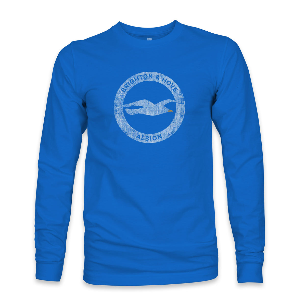 Brighton & Hove Albion Color Badge Cotton Long Sleeve T-Shirt - Royal ...